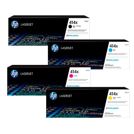 Pack 4 Cartuchos de tóner HP 414 Negro + Colores - Todotablet